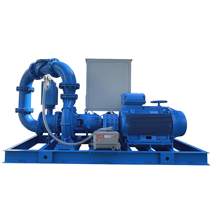 China Complete set of Dry self-priming Motor drive pump set factory and ...