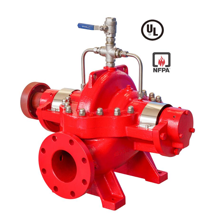 China 300GPM-2500GPM UL Listed Split Casing Double Suction Centrifugal ...