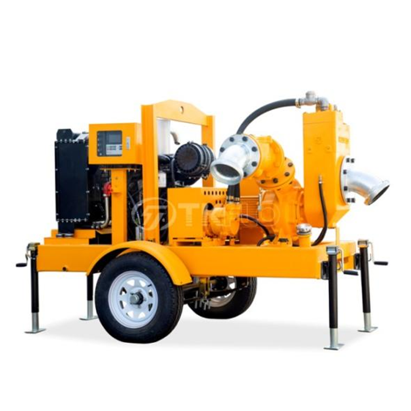 China Movable Diesel Engine Drive Vacuum Priming Well Point System ...
