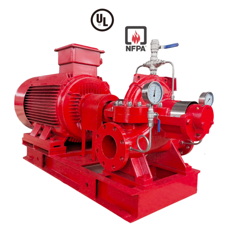 China UL listed NFPA 20 Split Casing Centrifugal Fire Fighting Pump ...